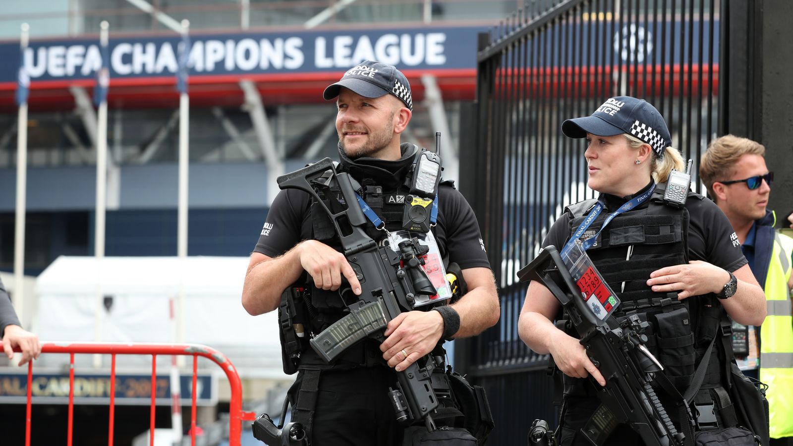Security tight for Champions League final | News UK Video News | Sky News