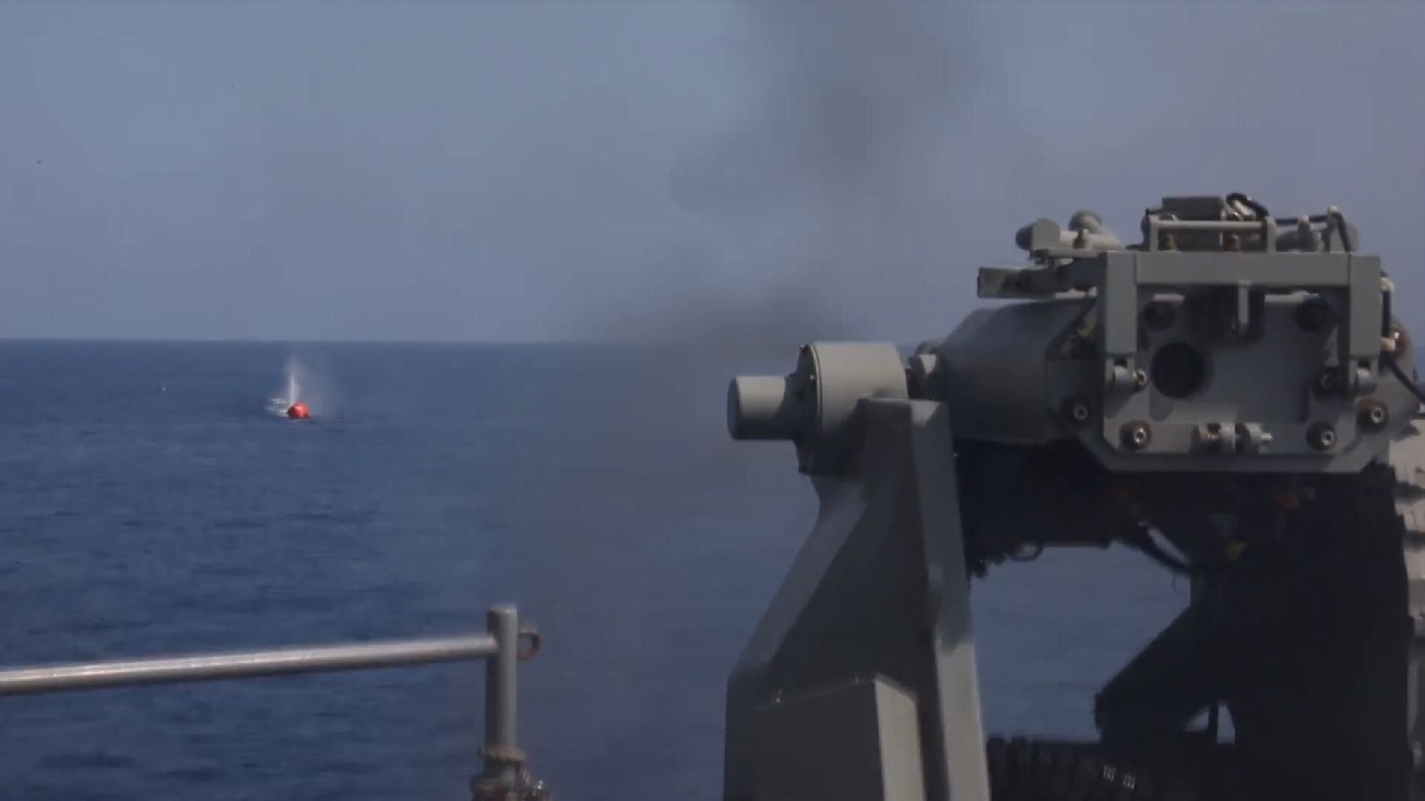 US Navy tests artillery on 'killer tomato' | World News | Sky News