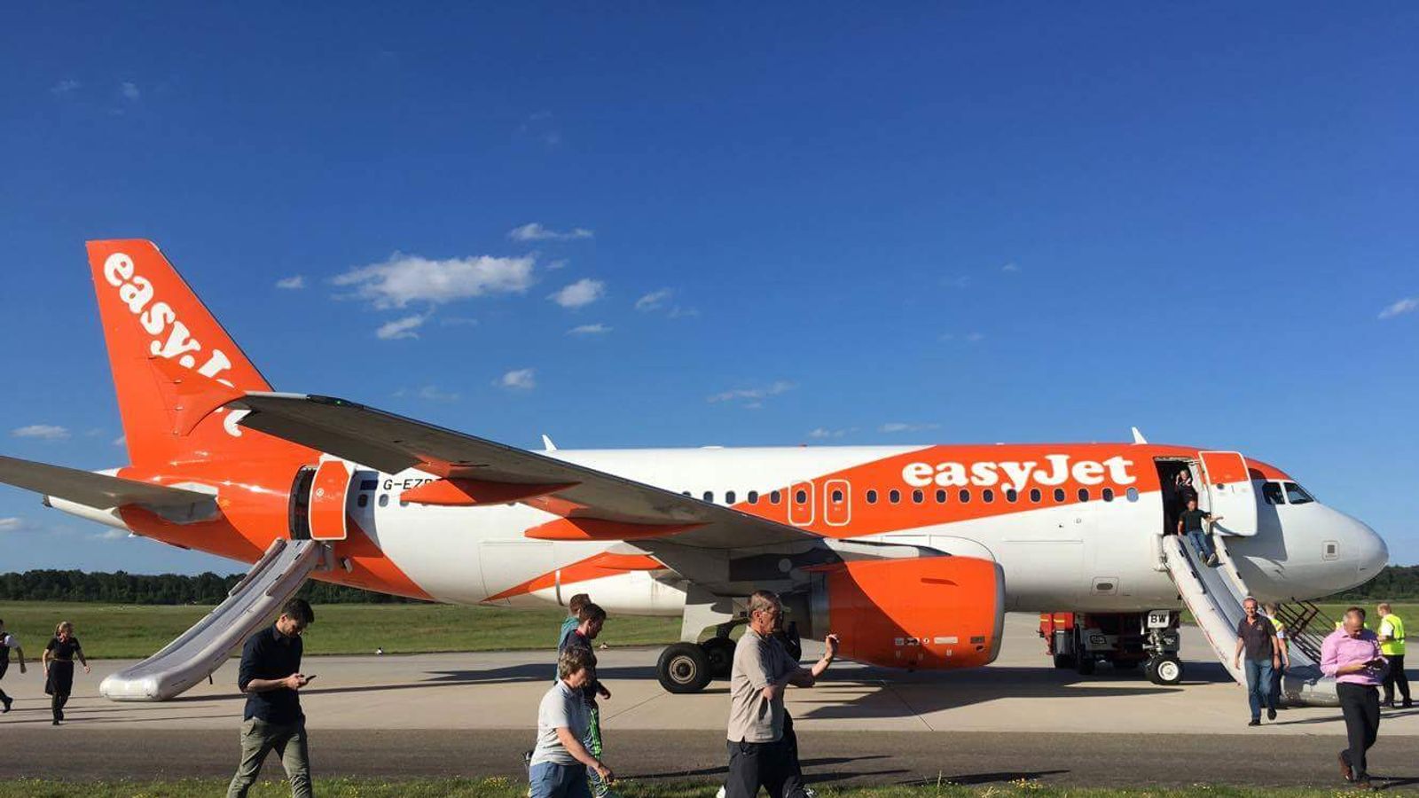 British men quizzed over 'terror talk' after easyJet plane lands in ...