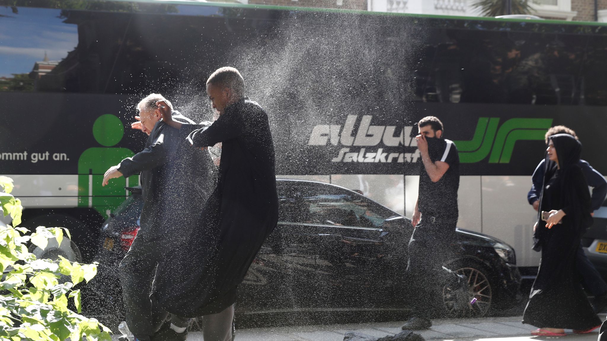 In pictures: Tempers flare during Grenfell Tower fire protests | UK ...