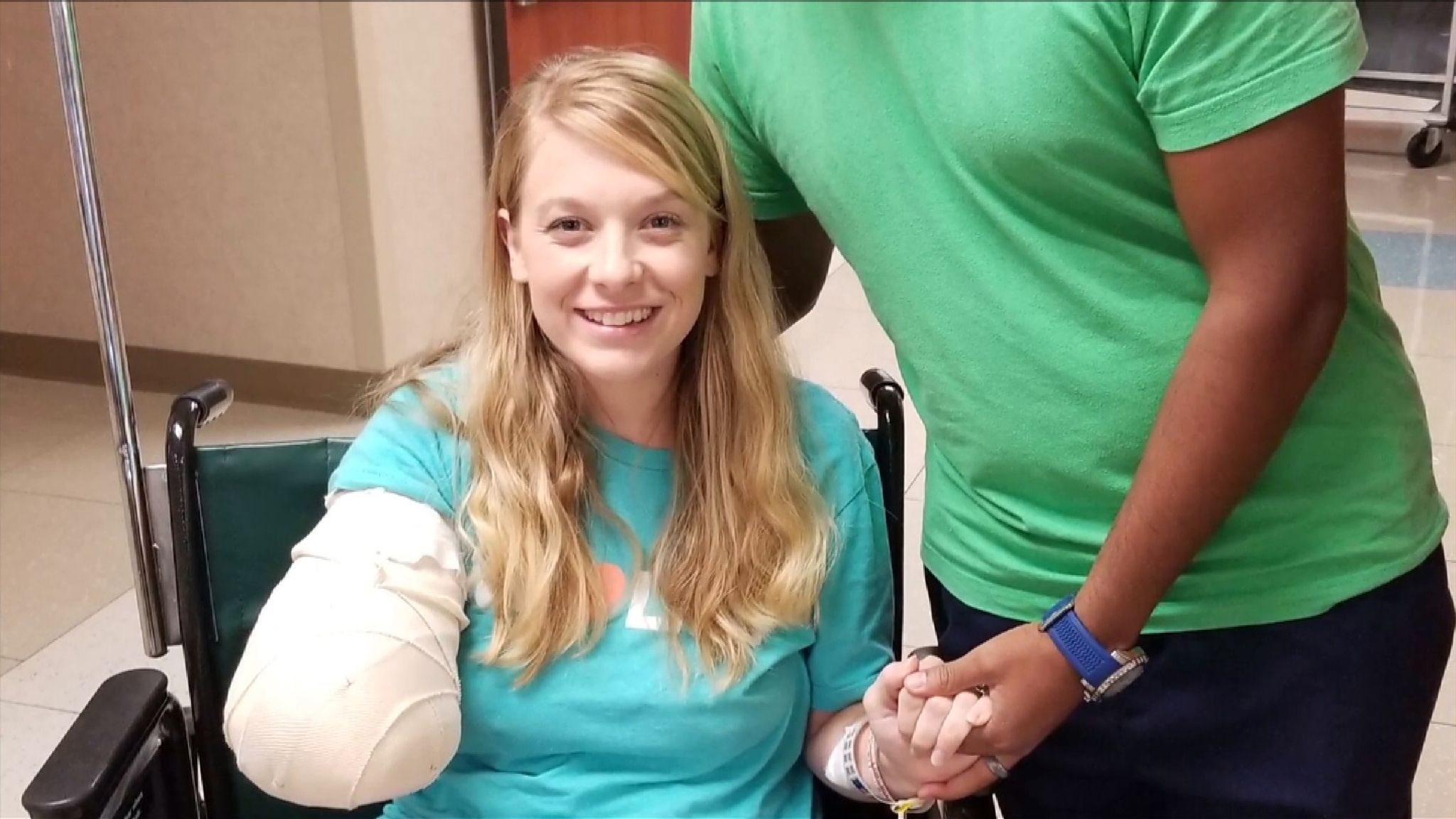 Shark victim Tiffany Johnson pulled 'mangled stump' from jaws | World ...