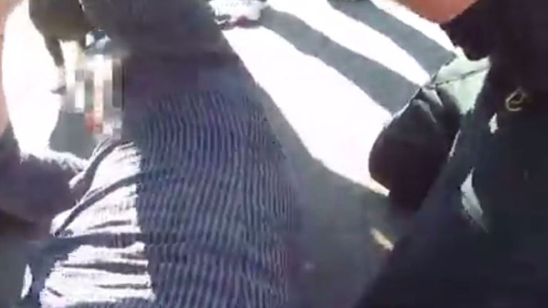 Video Shows Police Officer Punching Handcuffed Man In Yeovil Uk News