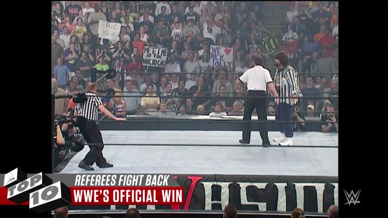 WWE Top 10: When referees fight back | Video | Watch TV Show | Sky Sports