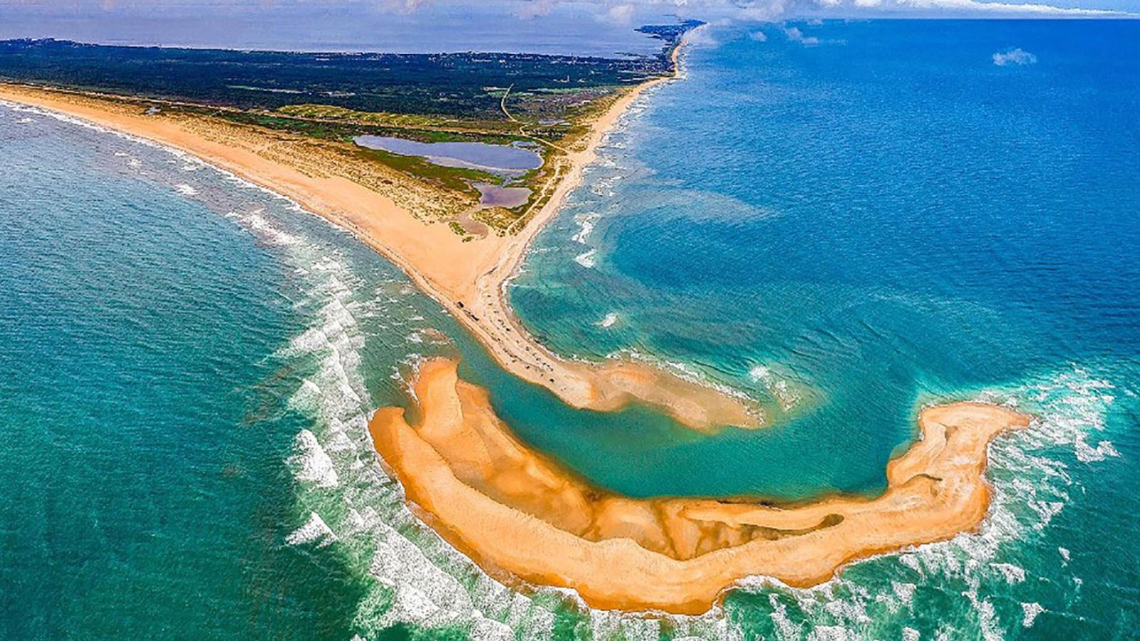 New island appears off North Carolina triggering warning to swimmers ...