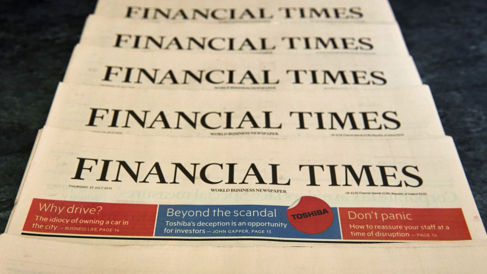 Financial Times journalists may strike over gender pay gap | Money News ...