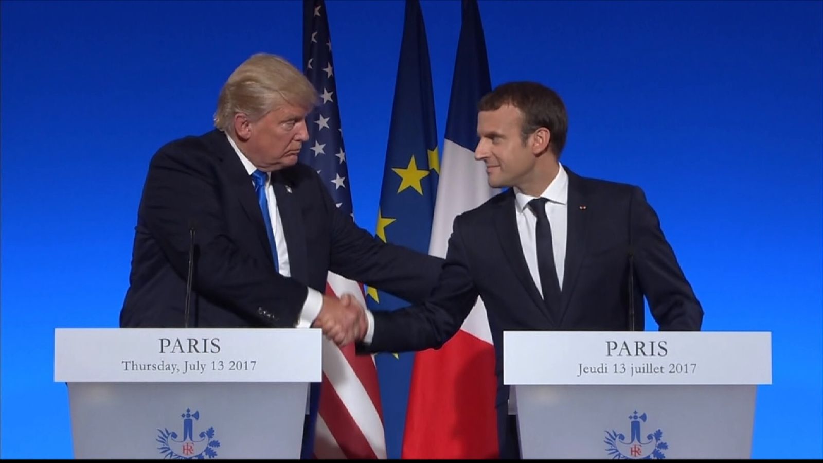 Presidents talk terror, climate and Russia | News UK Video News | Sky News