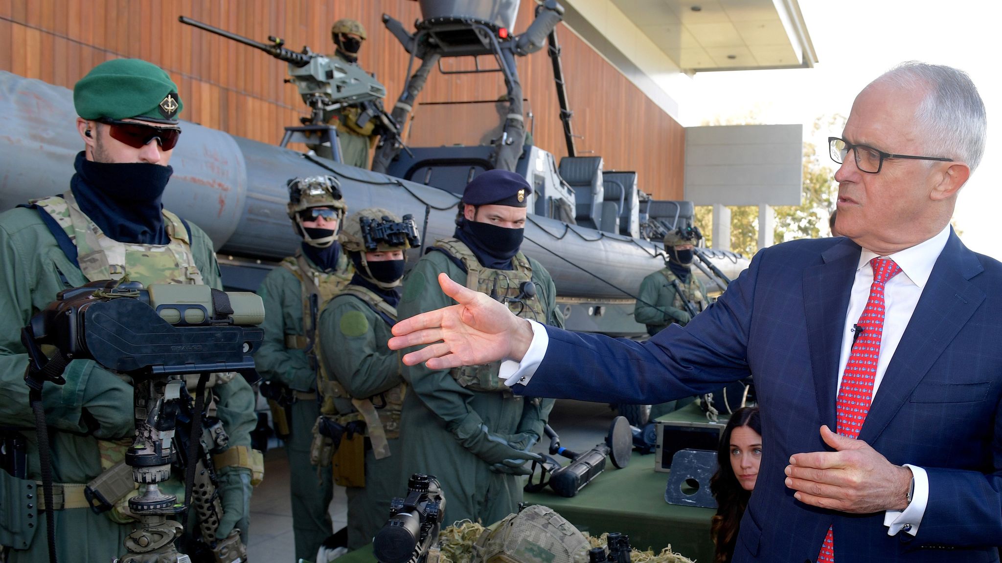 Australian army's powers beefed up for terror attacks | UK News | Sky News