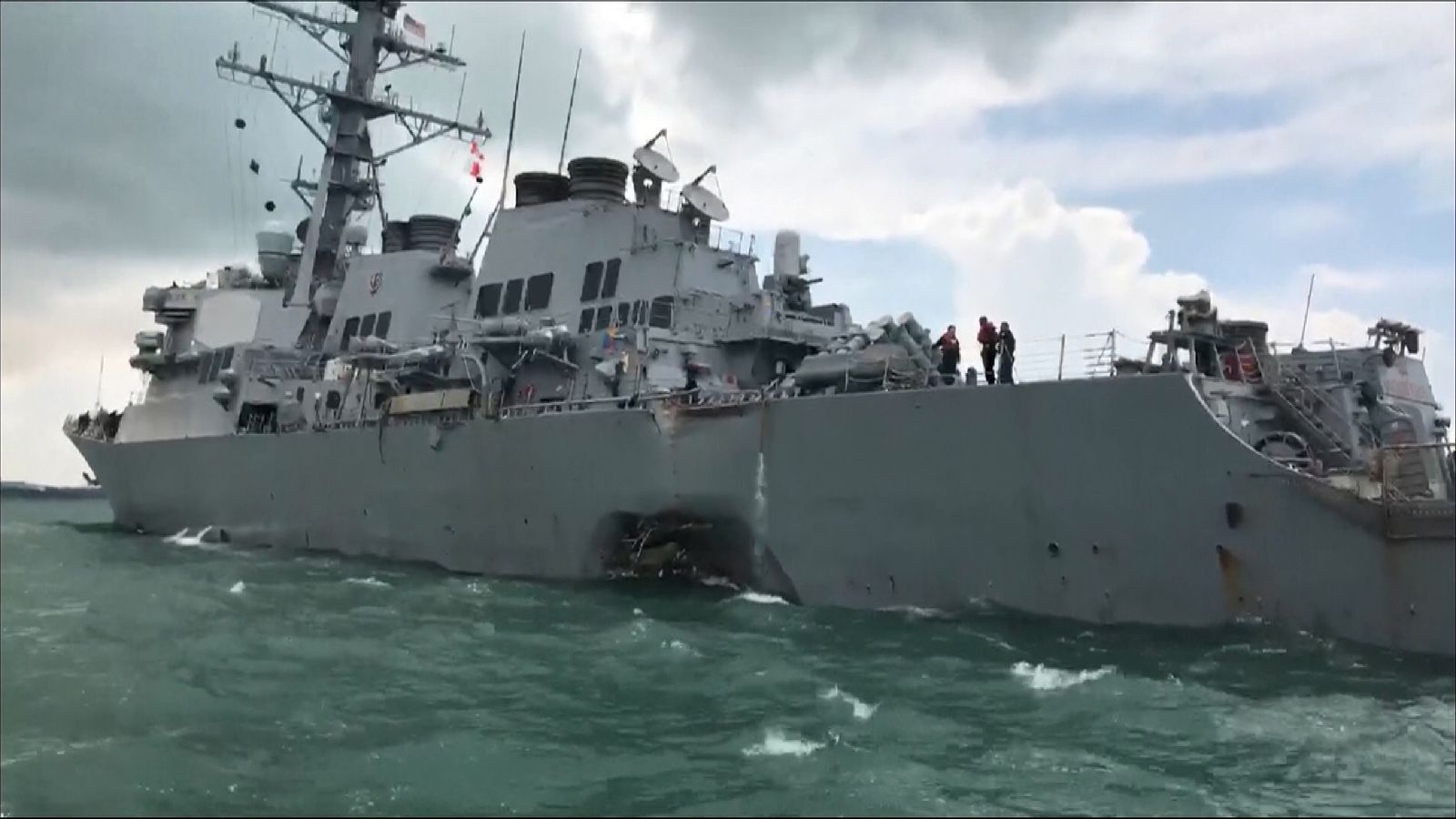 US Navy sacks officers over 'preventable' warship crash which killed 10 ...