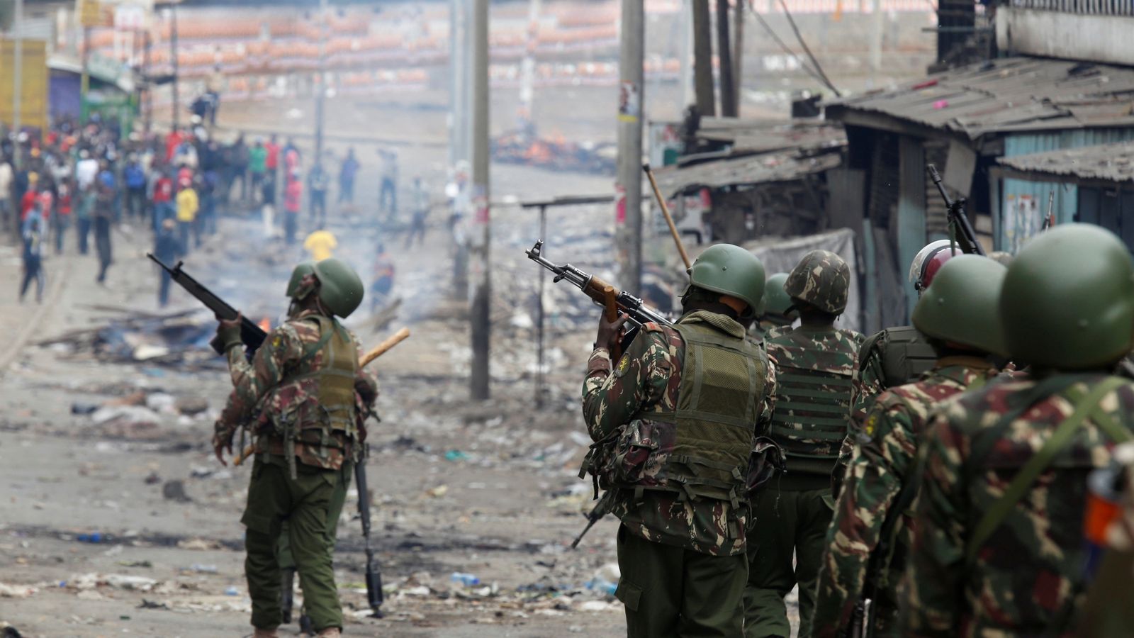Girl shot dead while 'playing' during protests over Kenya election ...