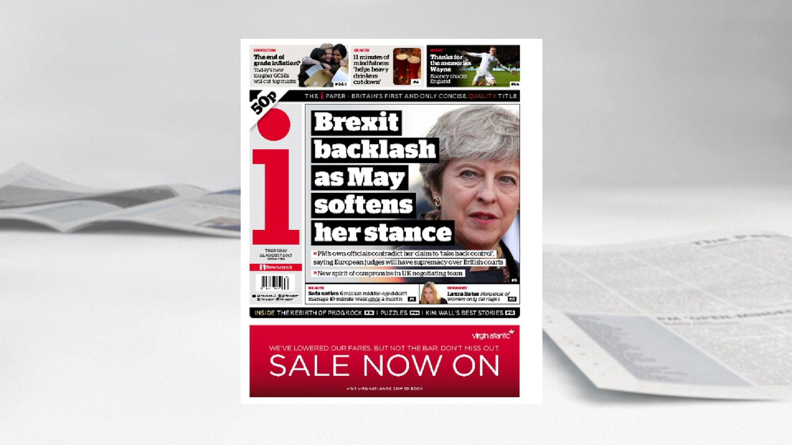 Today's front pages | News UK Video News | Sky News