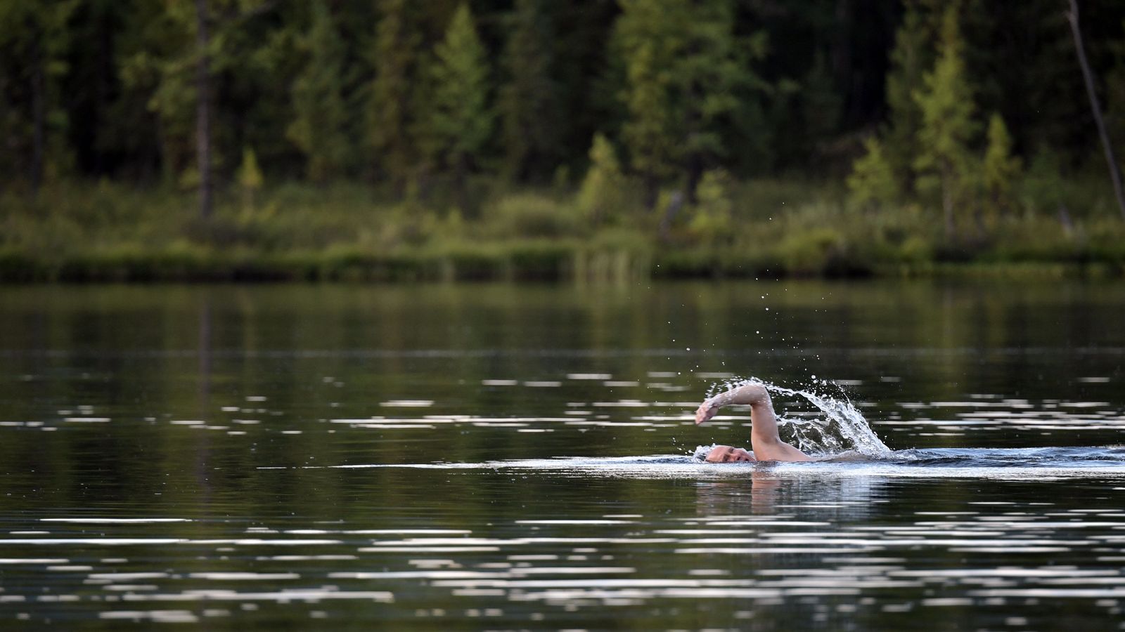 Vladimir Putin's latest display of machismo | World News | Sky News