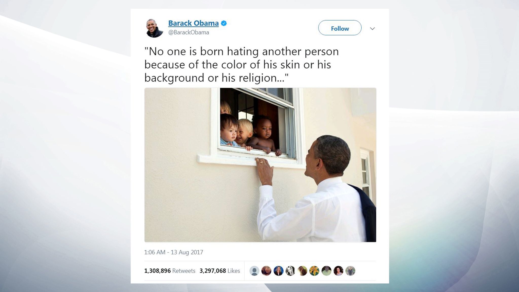 Obama's Twitter response to Charlottesville makes history | World News ...