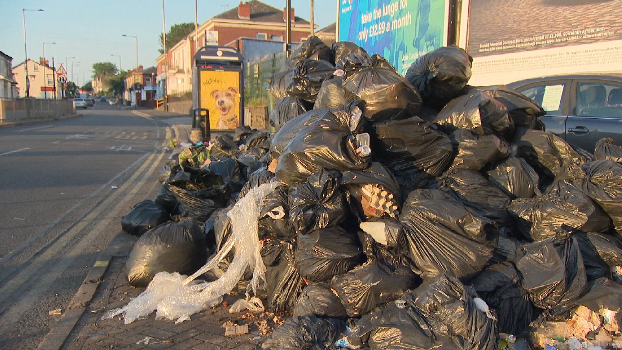Birmingham bin strikes resume after agreement collapses | UK News | Sky ...
