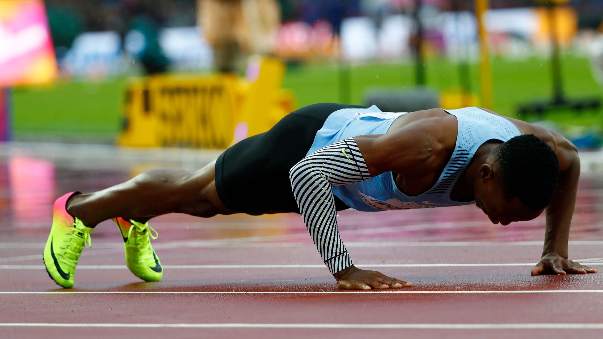Isaac Makwala aces 'one-man race' in London after coming back from ...