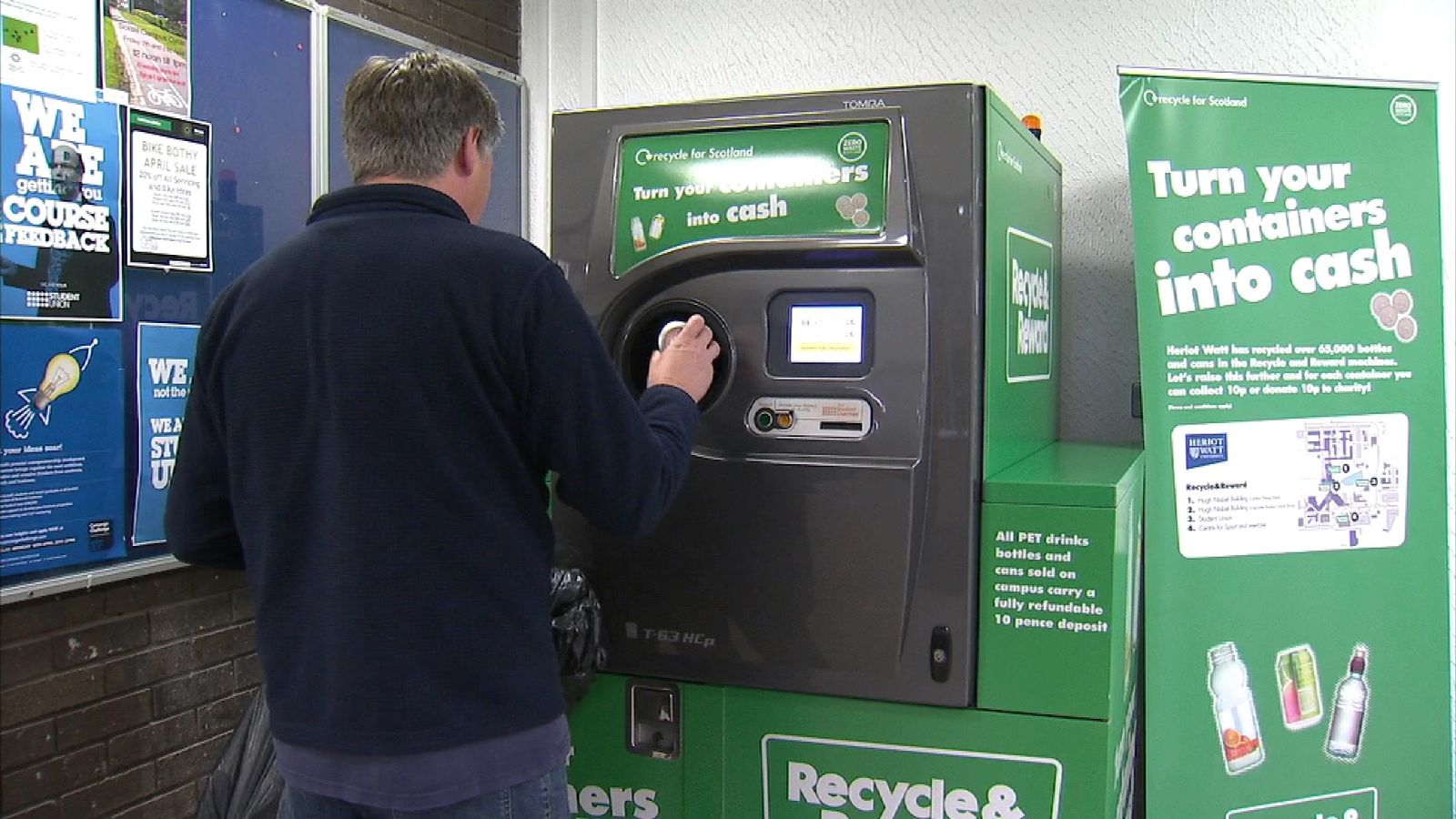 Bottle and can deposit schemes could save councils £35m | UK News | Sky ...