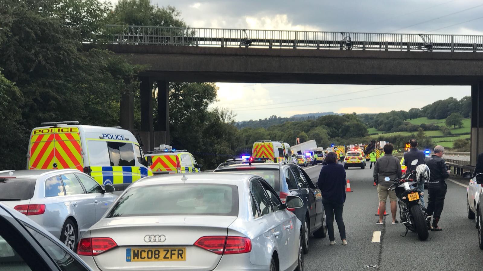 Woman and two children remain seriously ill after M5 crash that killed ...