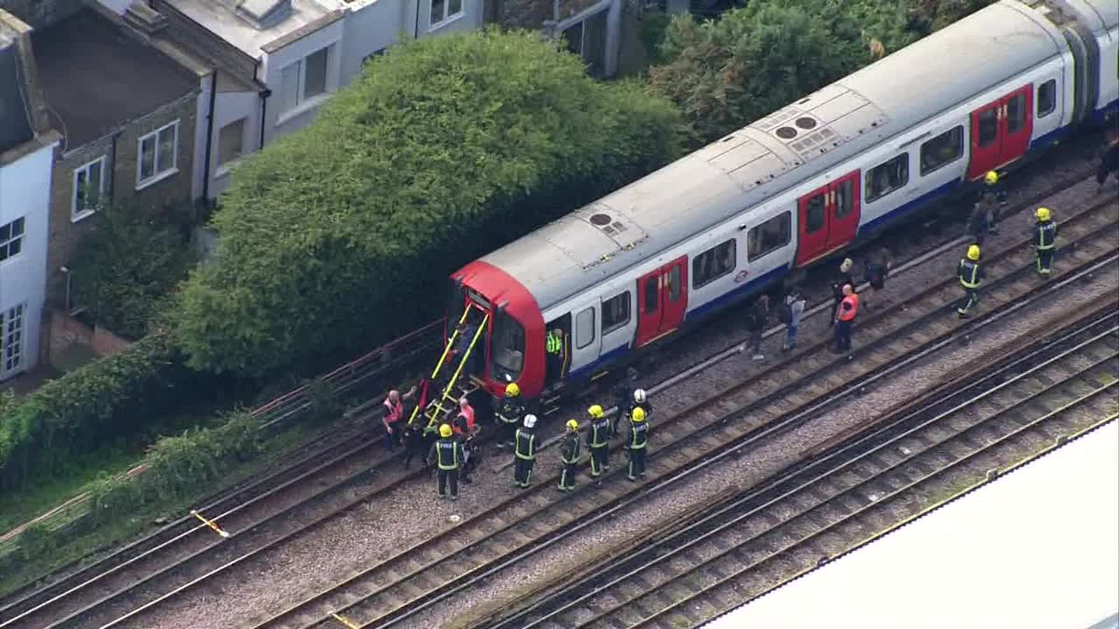 Passengers evacuated from train | News UK Video News | Sky News