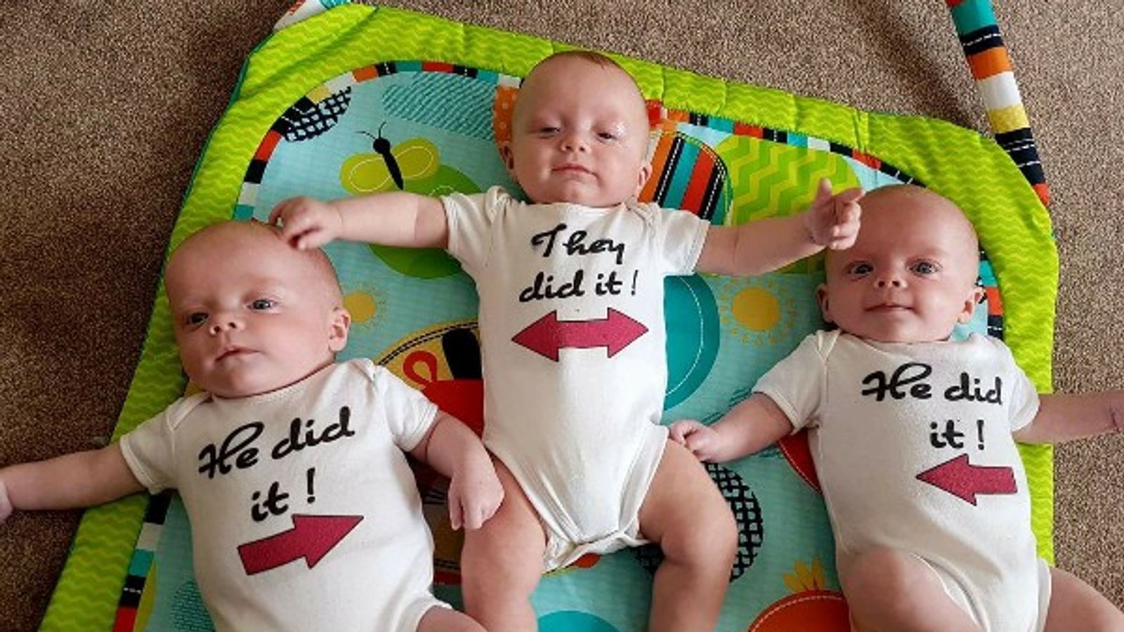 Mother's tribute to two triplets who died at home in Bridgend in ...