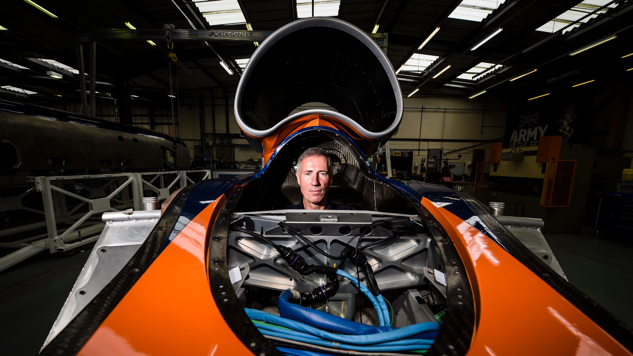 Bloodhound: Jet engine of supersonic 1,000mph car fired up for first ...