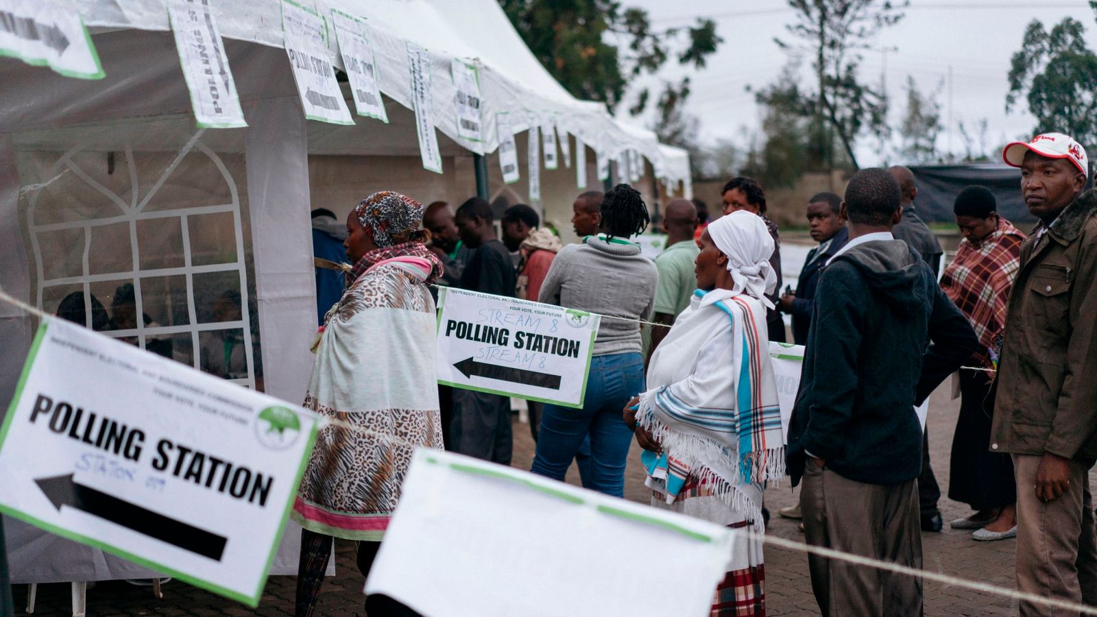 Chaos as Kenya has second go at electing president | World News | Sky News