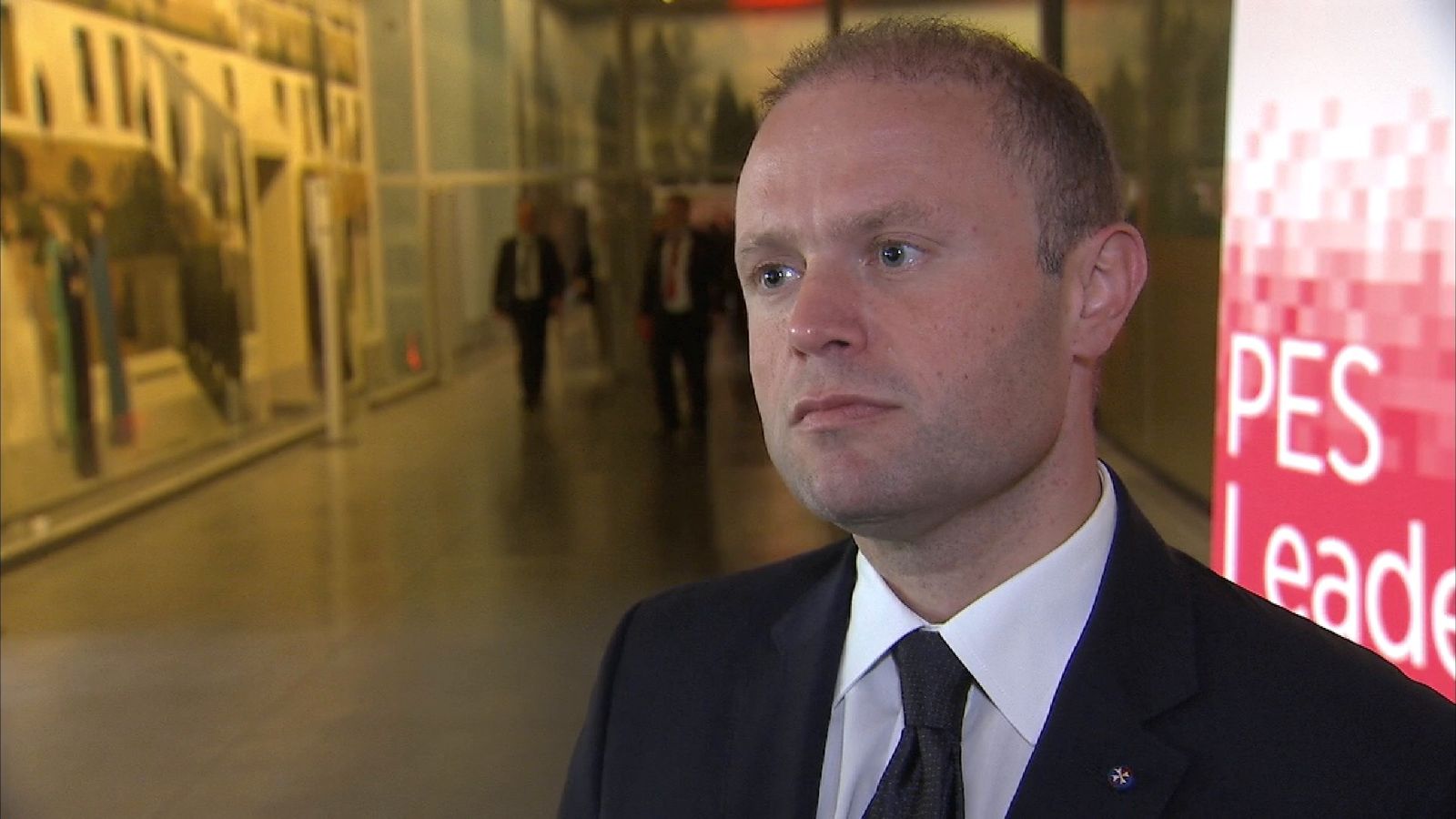 Malta's PM discusses murdered journalist | World News | Sky News