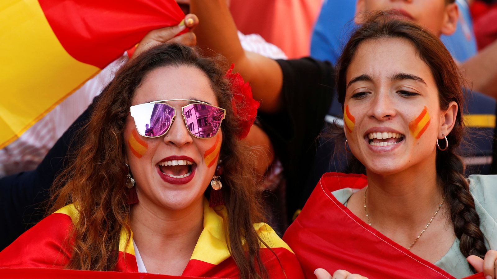 Rally in Barcelona for Spanish unity | World News | Sky News
