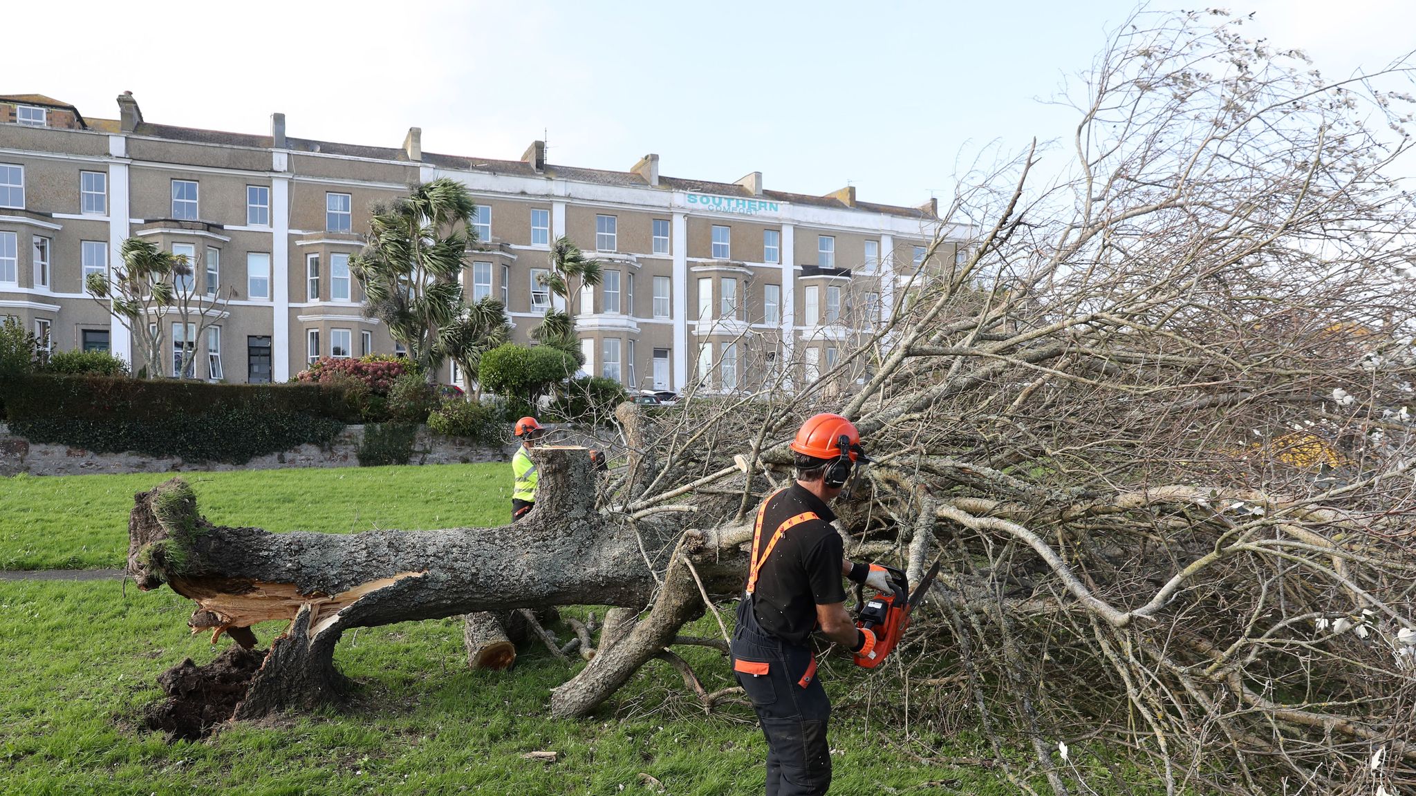 Rail delays and downed trees as Storm Ophelia brings disruption to UK ...
