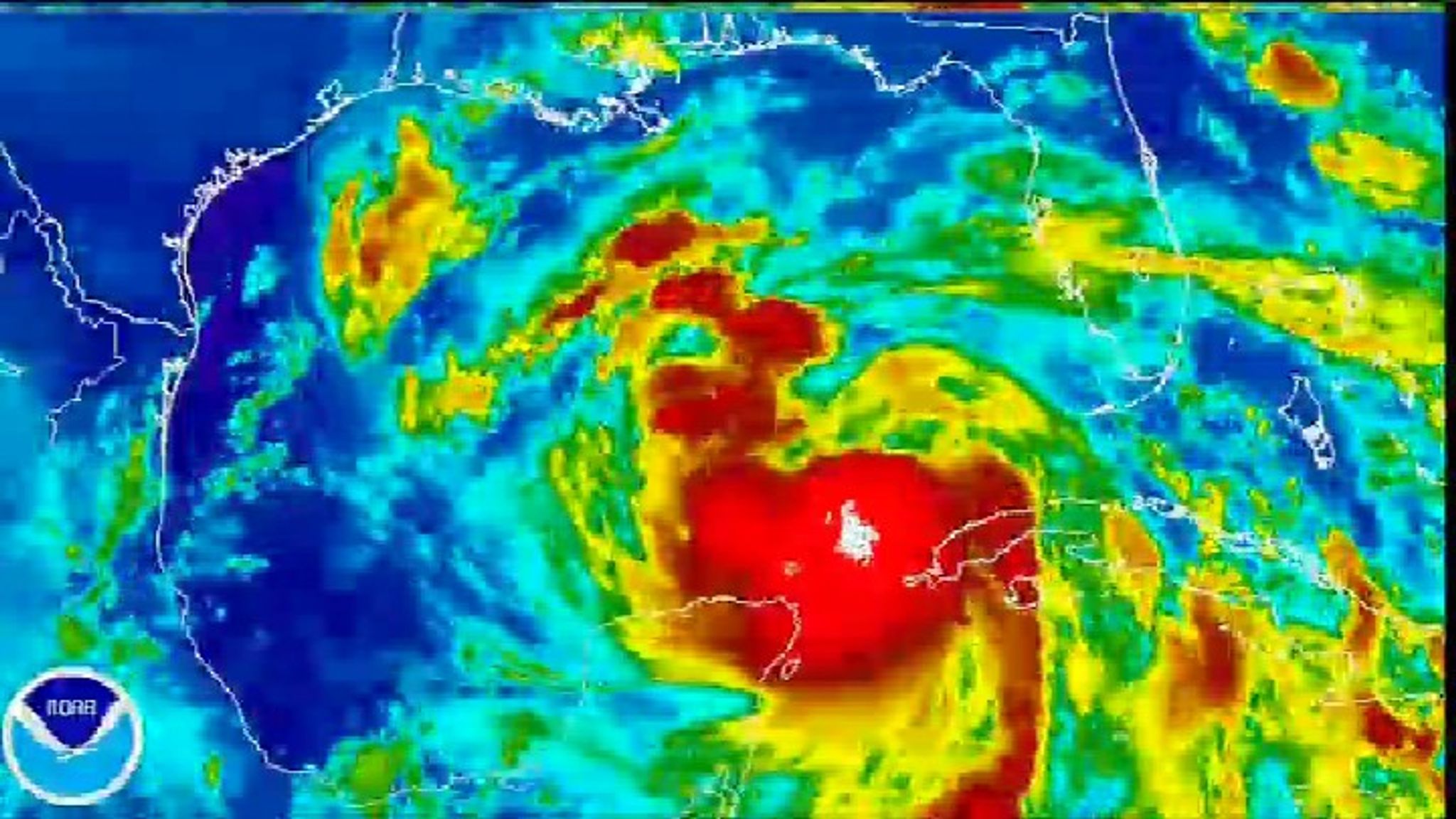 Flooding as Hurricane Nate makes second landfall in Mississippi | US ...