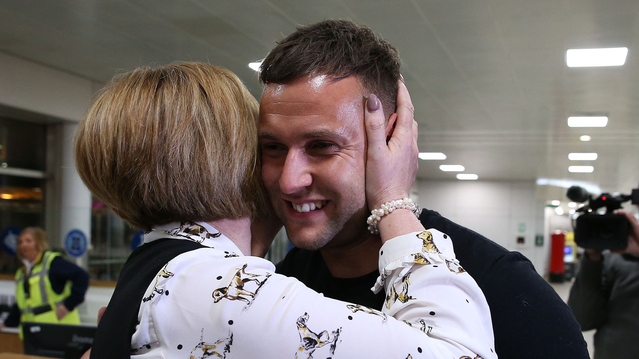 Jamie Harron home after being detained in Dubai for touching man's hip ...