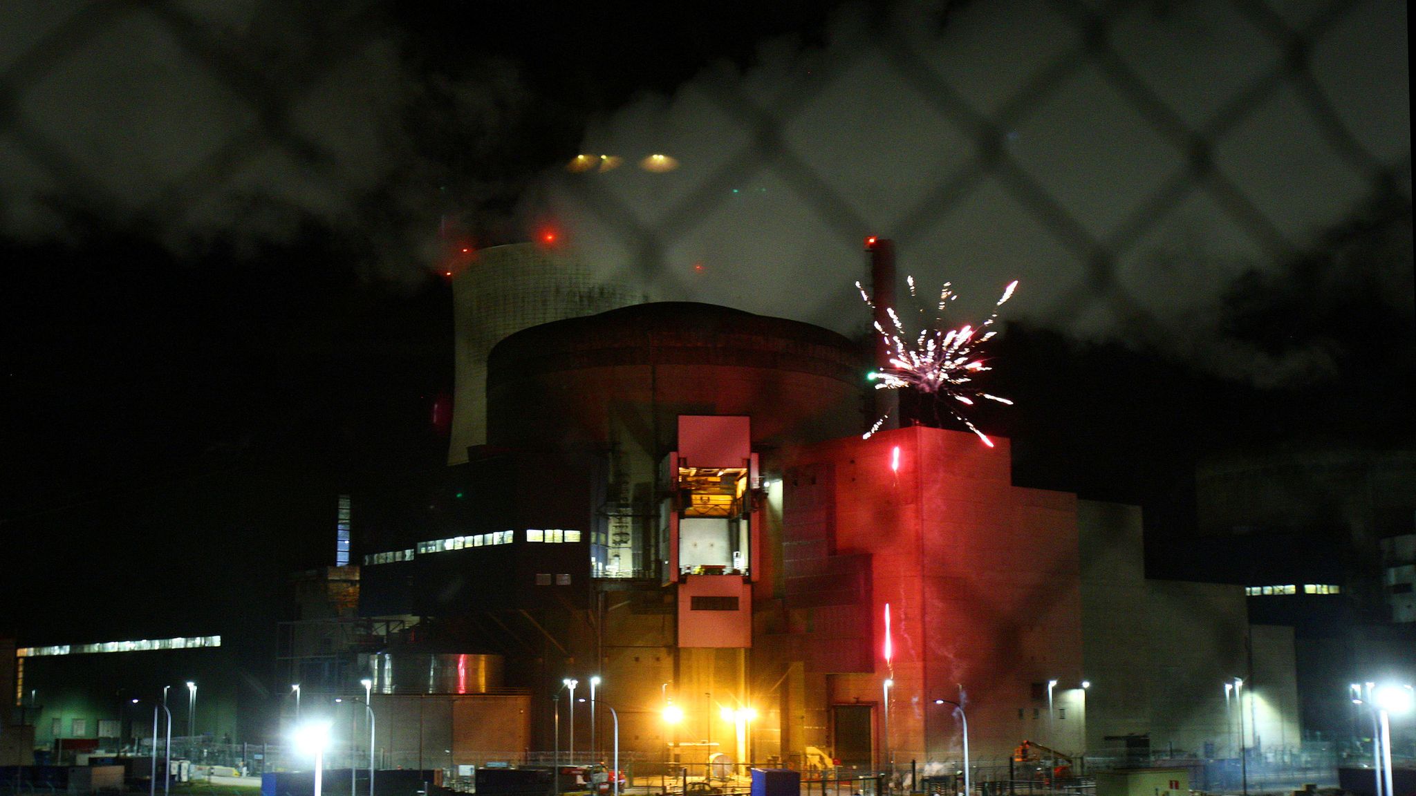 Activists set off fireworks at nuclear plant to uncover ...
