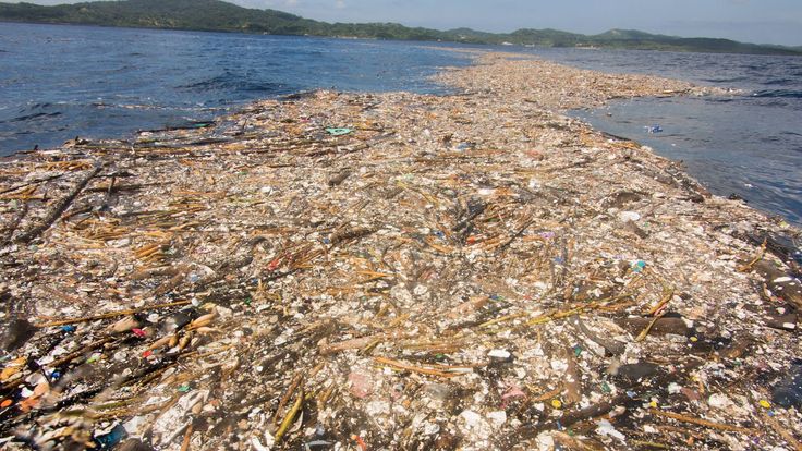 Shocking photos emerge of 'sea of plastic'