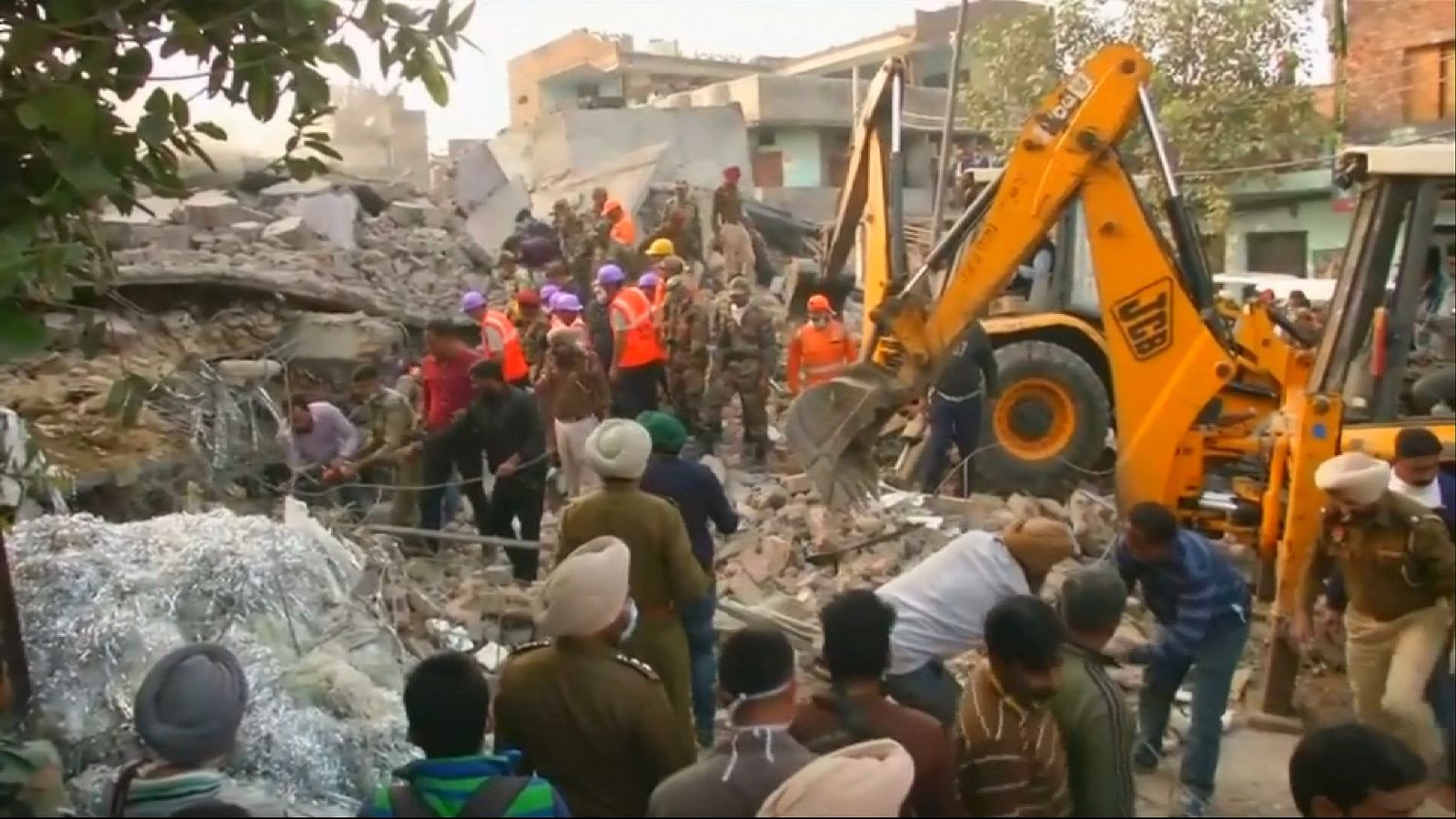 'At least three dead' and more missing after factory collapses in India ...
