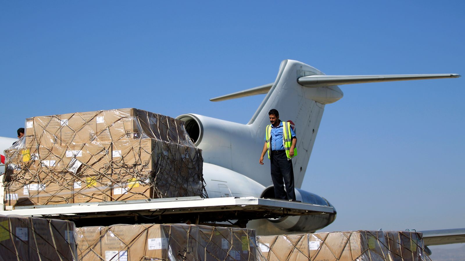 First aid plane in three weeks carrying medical supplies reaches Yemen ...