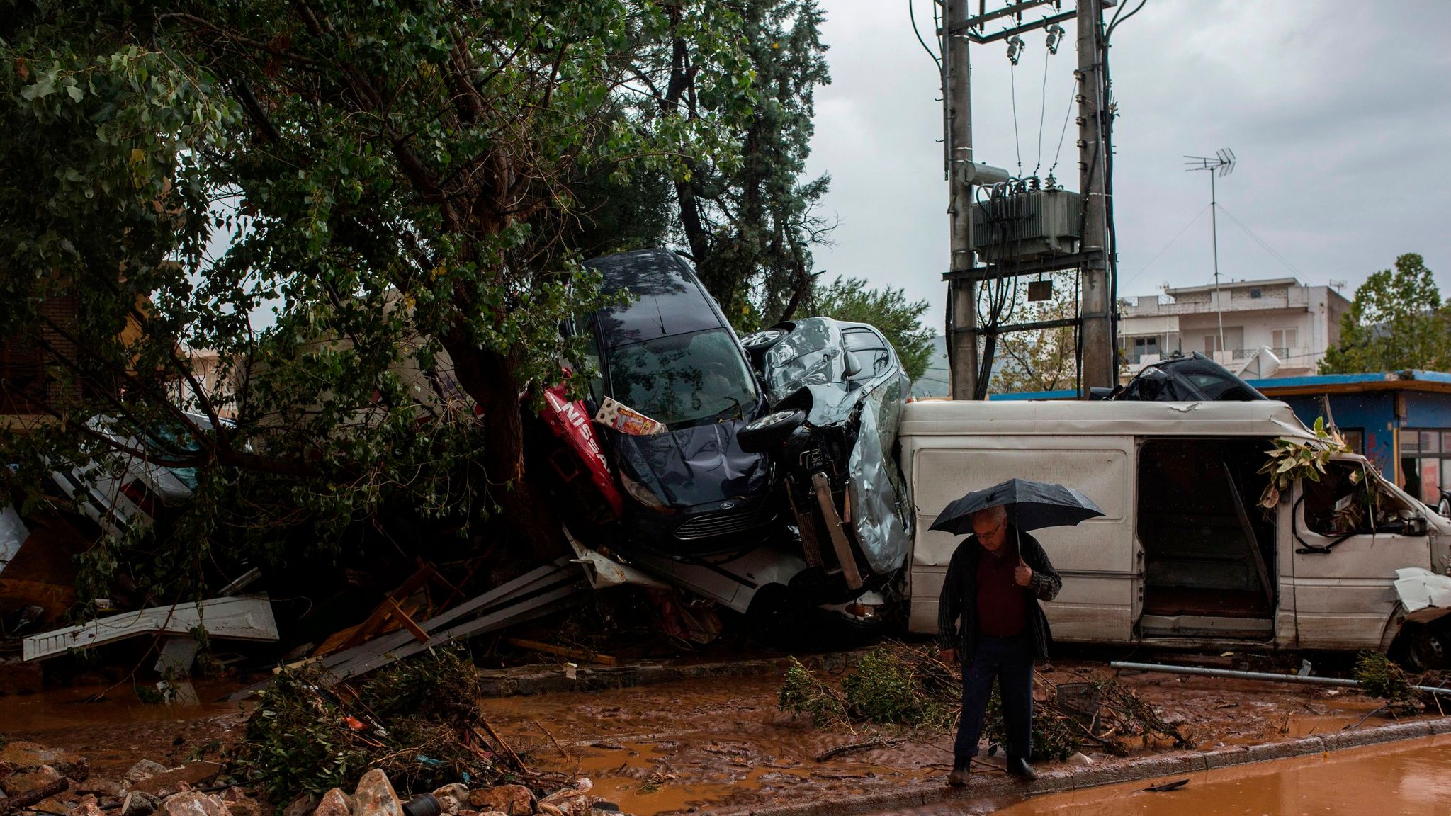 Deadly flash floods in Greece a 'biblical disaster' | World News | Sky News