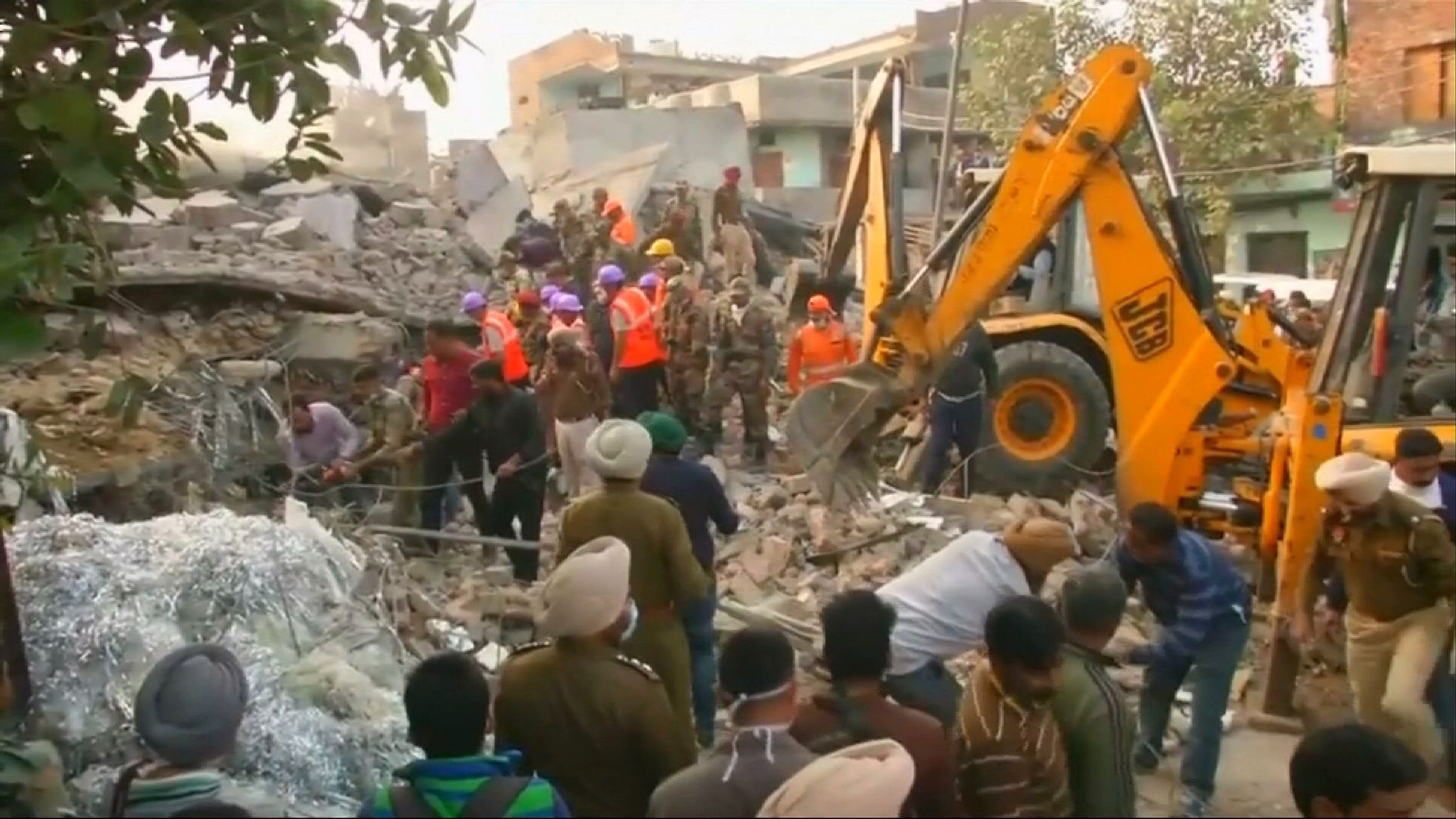 'At least three dead' and more missing after factory collapses in India ...