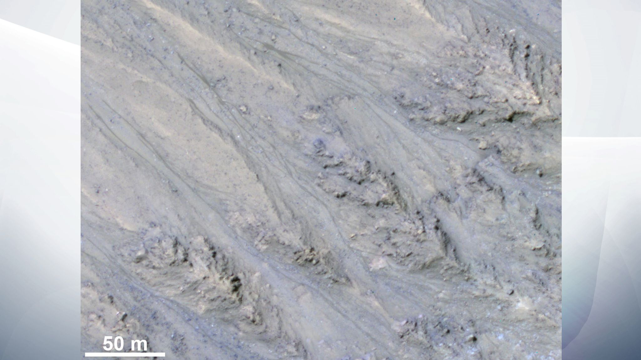 NASA discovery of water on Mars was actually sand | Science, Climate ...