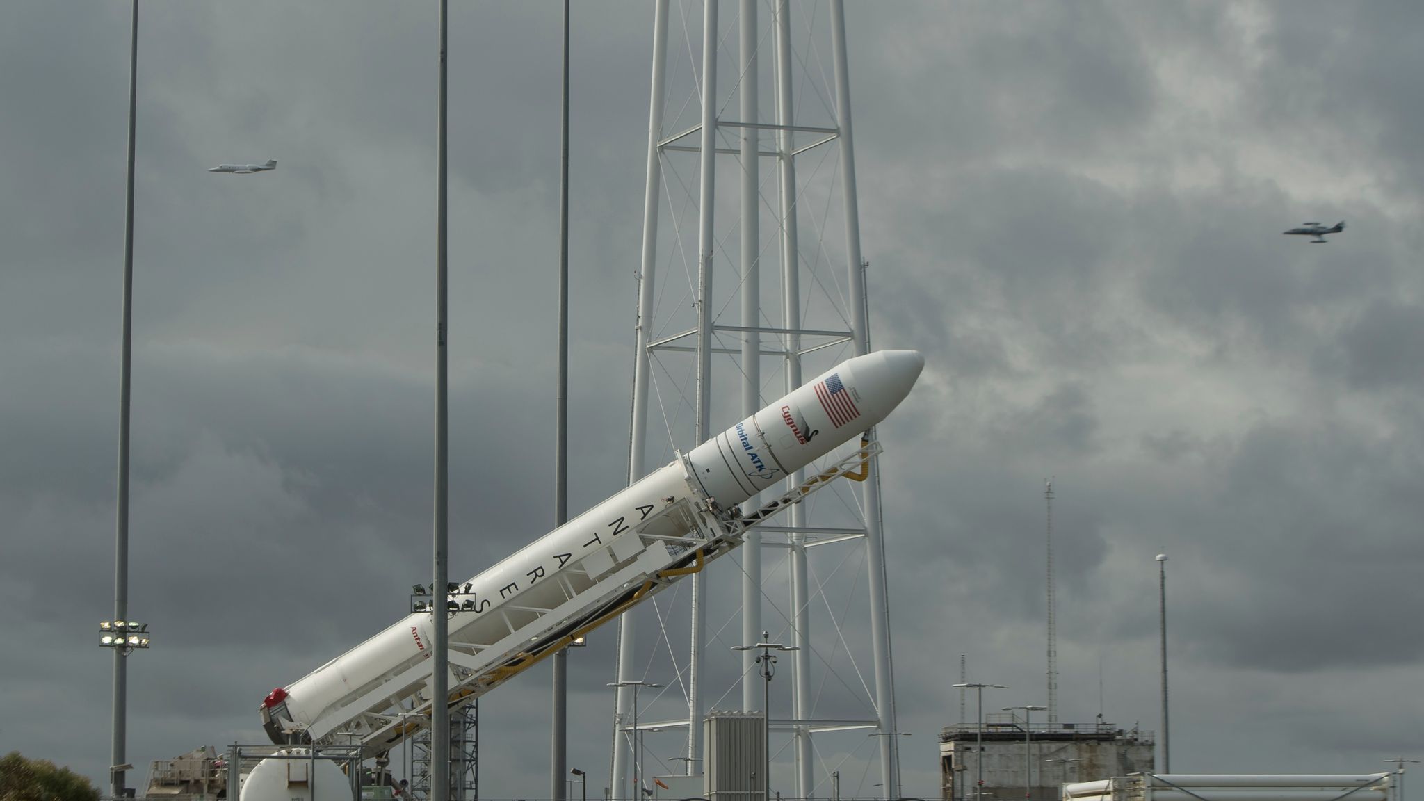 Stray plane delays rocket launch to International Space Station | World ...