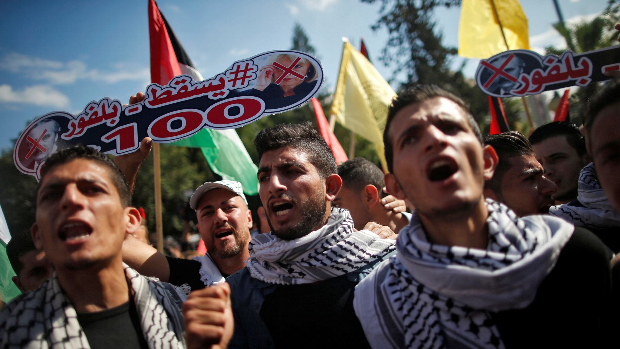 The Balfour Declaration: Sparking celebration and anger 100 years on ...