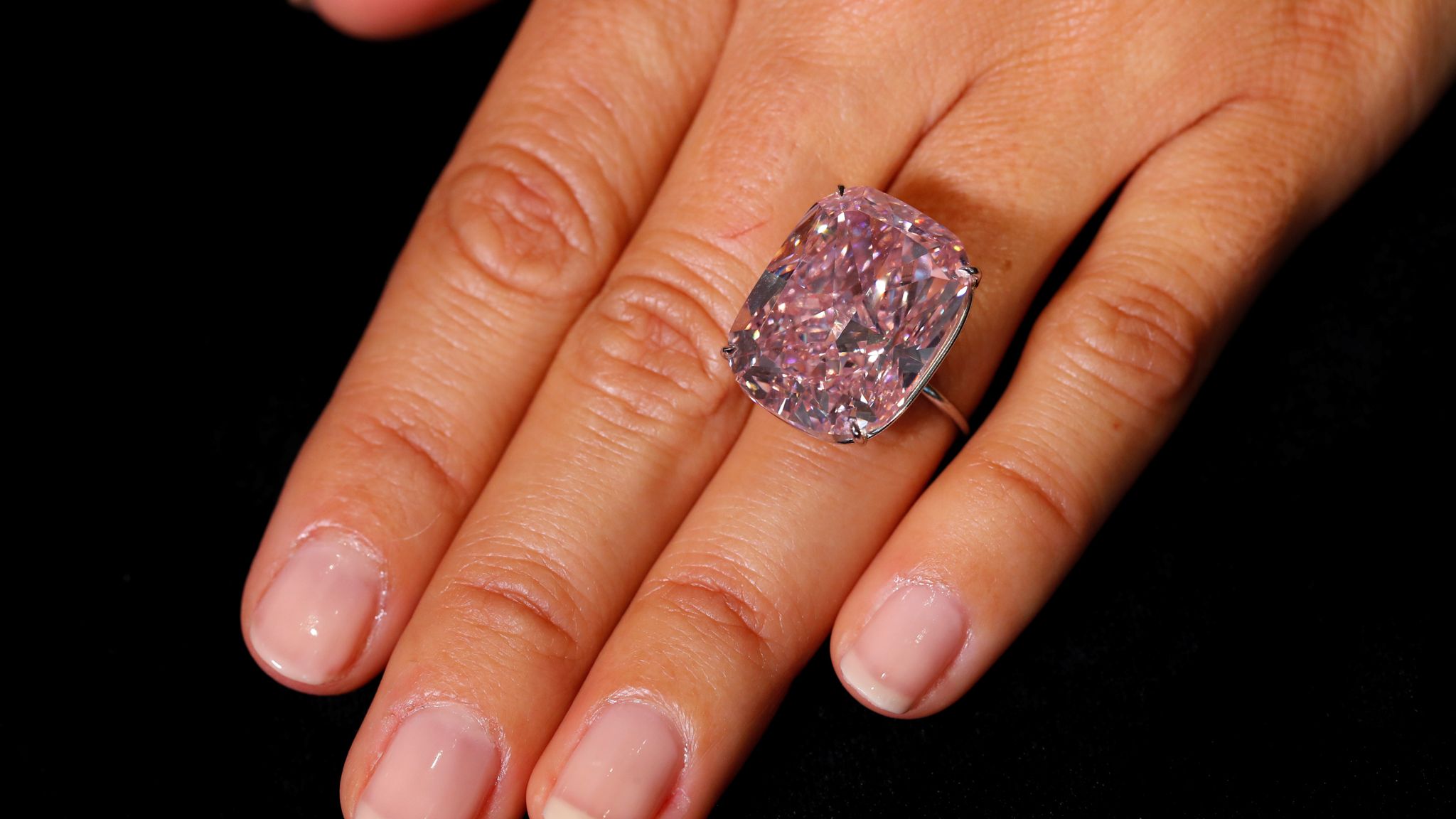 Rare diamond The Pink Raj could fetch £23m at an auction in Geneva ...