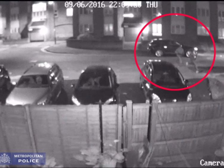 CCTV shows father-of-two gunned down outside his London home
