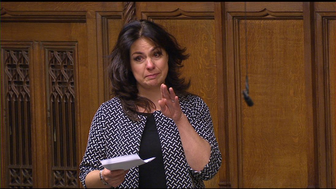 'Suicide story' makes MP Heidi Allen cry during House of Commons debate