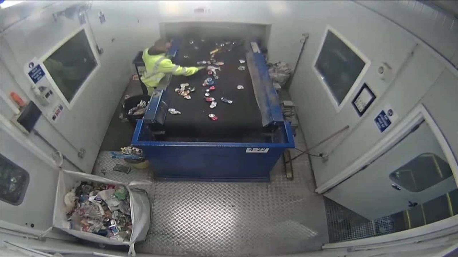 Lucky escape after flare explodes in man's hand | News UK Video News ...