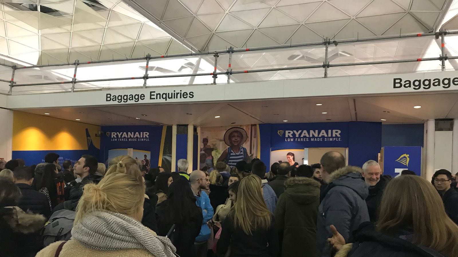 300 passengers stranded as snow and ice hits travel | UK News | Sky News