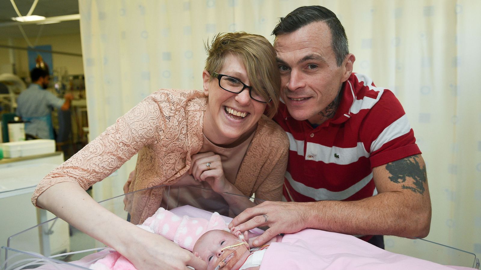 Vanellope: Baby survives after being born with heart outside body | UK ...