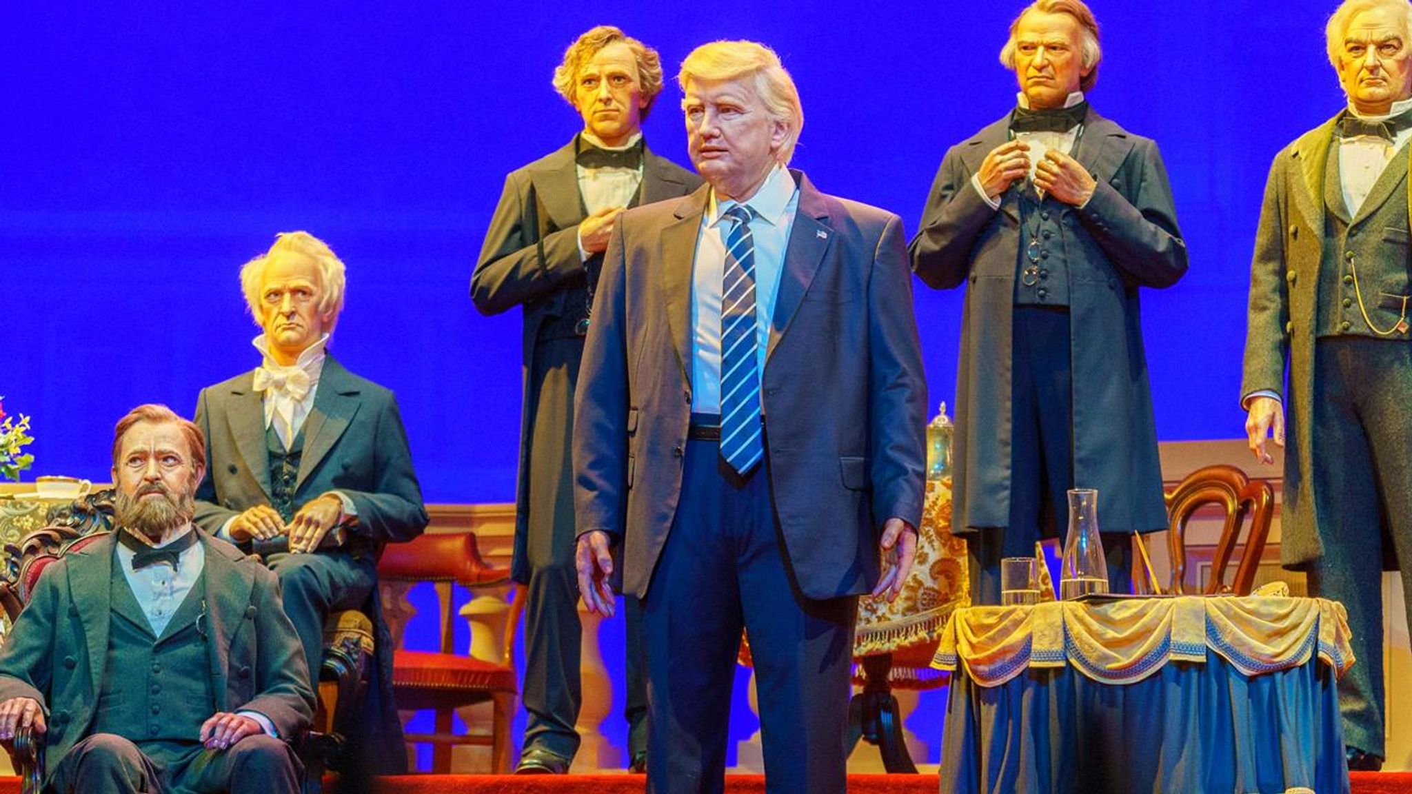 Disney unveils Donald Trump robot at Florida park | Offbeat News | Sky News