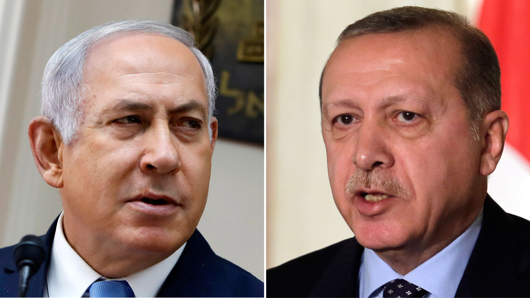 Israeli and Turkish leaders in 'terror' row amid Jerusalem protests ...