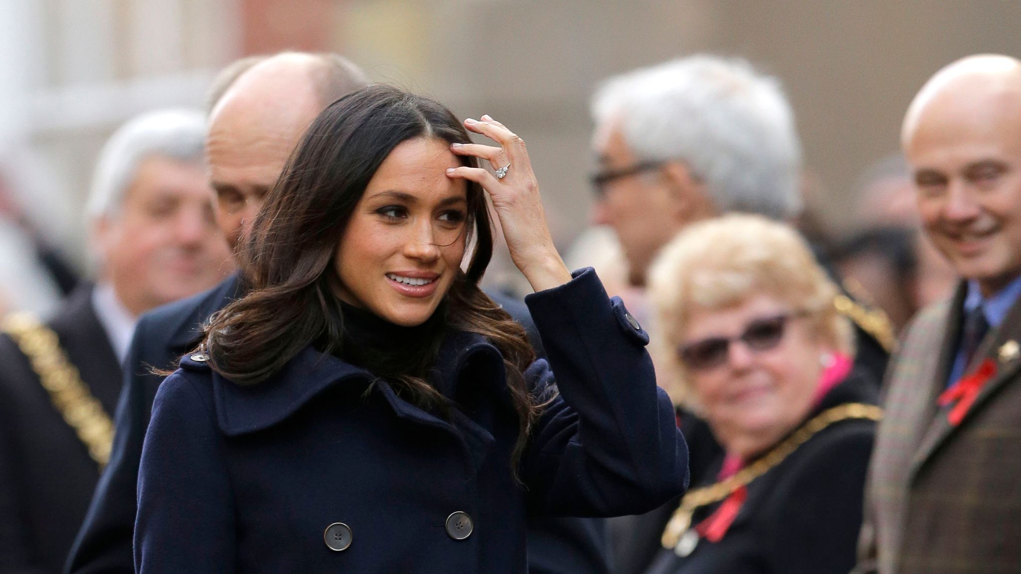 Meghan gets warm welcome on first Royal engagement | UK News | Sky News