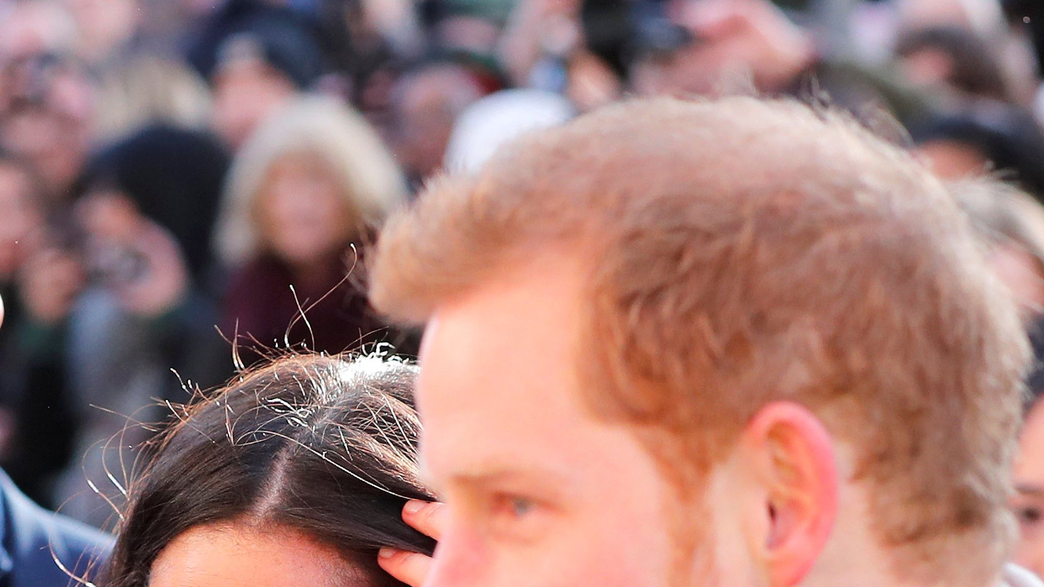 Meghan gets warm welcome on first Royal engagement | UK News | Sky News