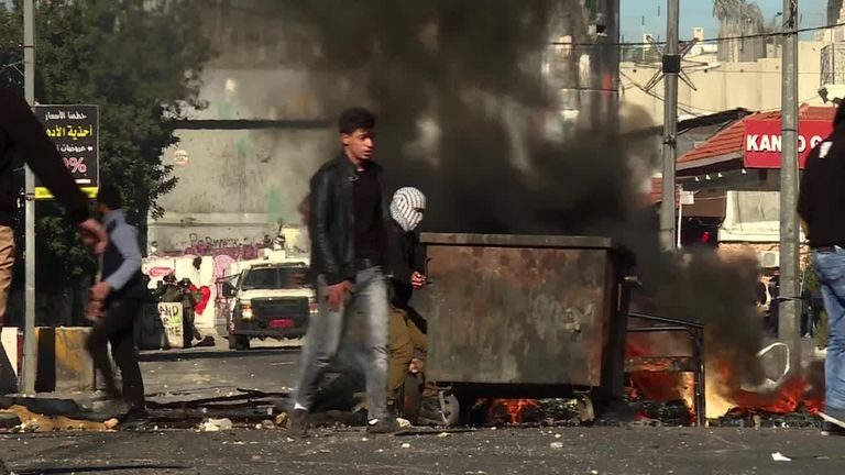 Deadly protests after US embassy decision | News UK Video News | Sky News