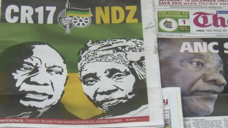 ANC begins choosing Zuma's successor | News UK Video News | Sky News